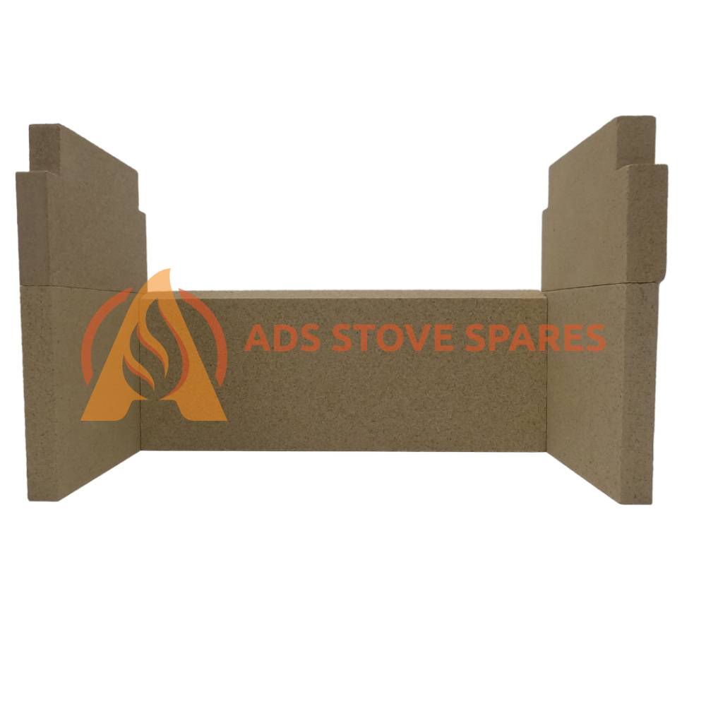 Stovax Brunel 3CB Fire Brick Set. Top quality British fire bricks